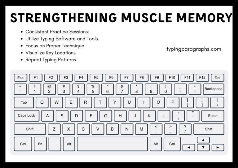 8 Typing Skills Strengthening Muscle Memory ? | typingparagraphs.com|